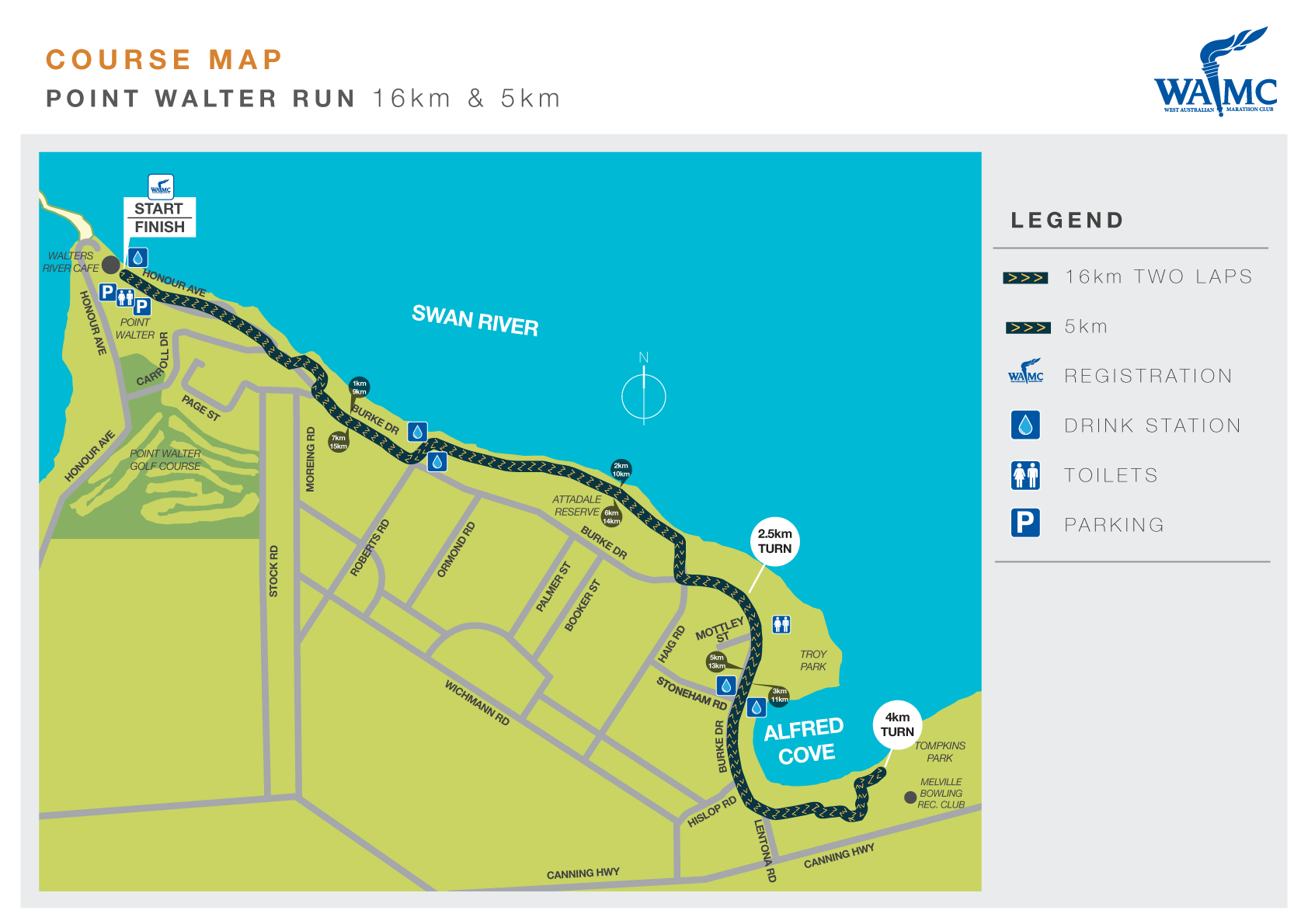 Event details for Point Walter Run | West Australian Marathon Club